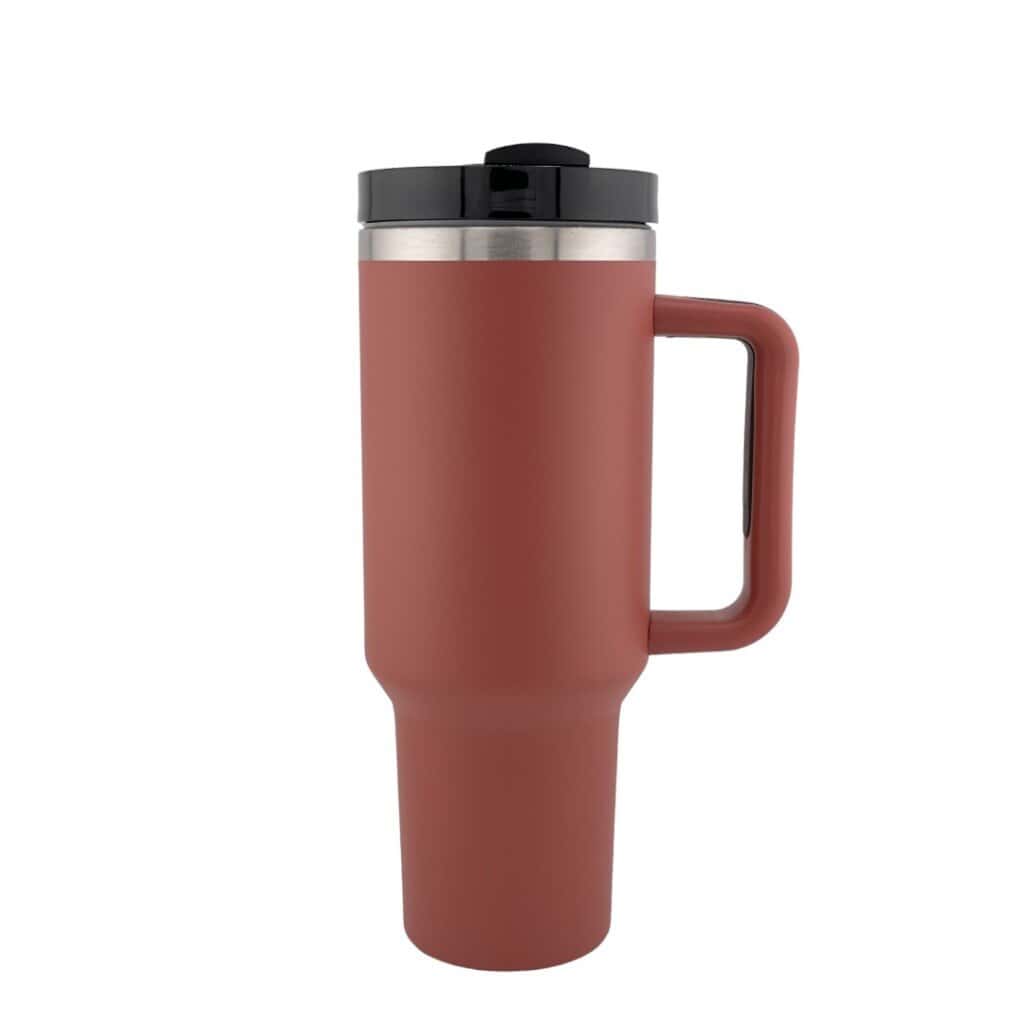 40 oz – Personalized Stanley Quencher Replica Silver Engraving