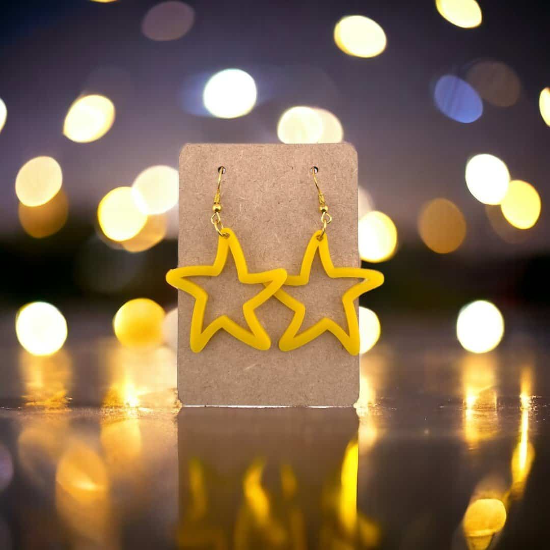 Acrylic Wavy Star Dangly - Creative Crafts & Photos