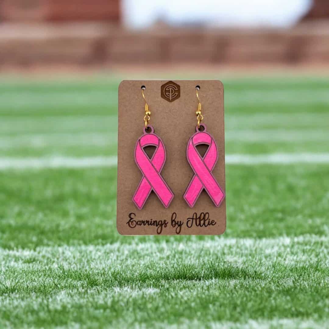 Breast Cancer Awareness Ribbon Dangly Creative Crafts And Photos