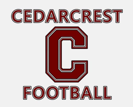 Personalized Cedarcrest Football 12″ x 15-3/4″ White/Black Back Sack - Creative Crafts & Photos