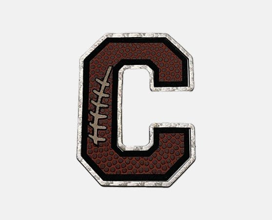 Personalized Cedarcrest Football “C” Leatherette Trucker Hat - Creative ...