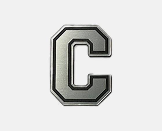 Personalized Cedarcrest Football “C” Leatherette Trucker Hat - Creative ...