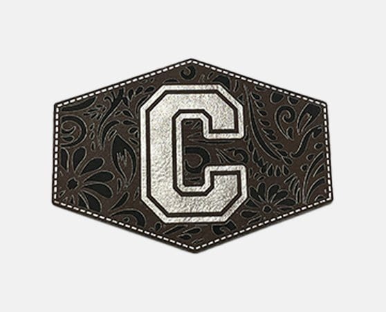 Personalized Cedarcrest Football “C” Leatherette Trucker Hat - Creative ...