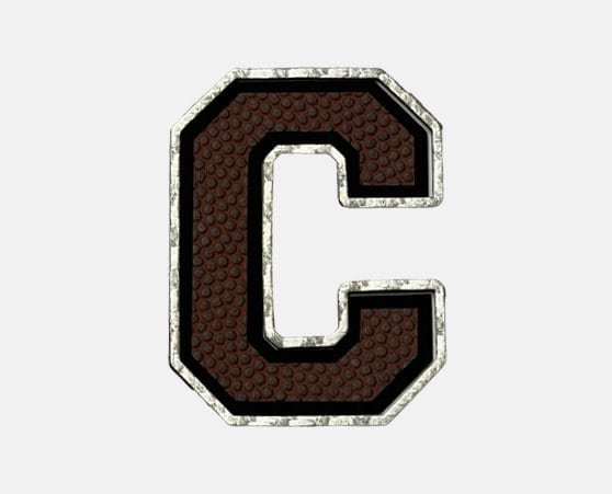 Personalized Cedarcrest Football “C” Leatherette Trucker Hat - Creative ...